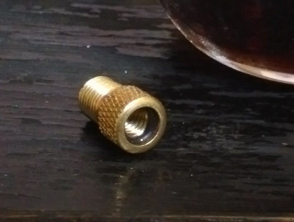 Adaptor capac valva presta auto pompa bicicleta, cursiera roata cauciuc ...