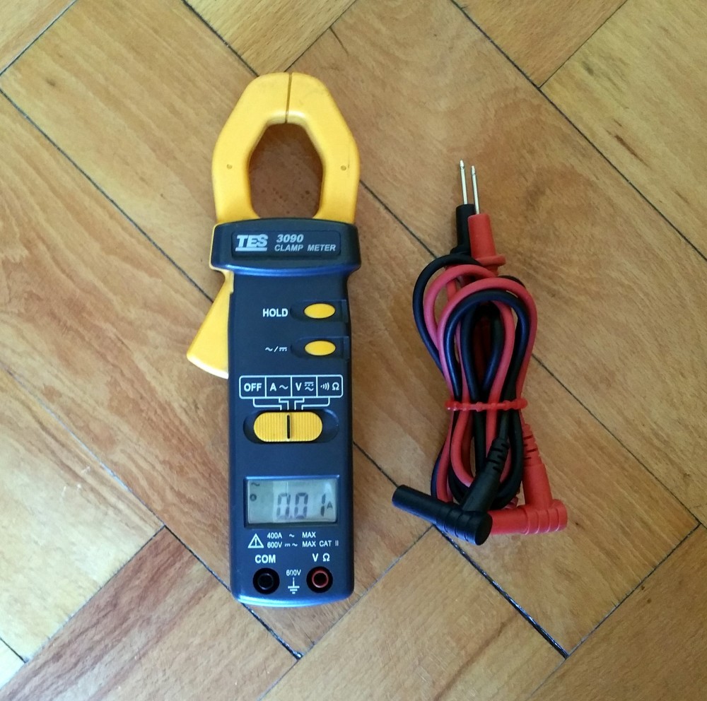 Cleste ampermetric (ditz clampmetru) TES 3090 ohmmetru, voltmetru ...