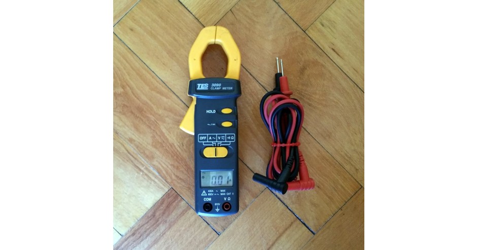 Cleste ampermetric (ditz clampmetru) TES 3090 ohmmetru, voltmetru ...