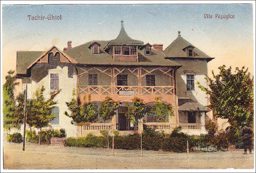 Techirghiol (Constanta),Vila Papusica,scrisa dar necirculata,1926 ...