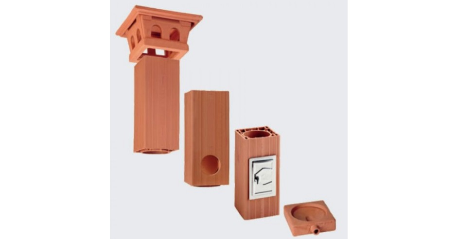 Cos de Fum din elemente ceramice EFFE 2 | arhiva Okazii.ro