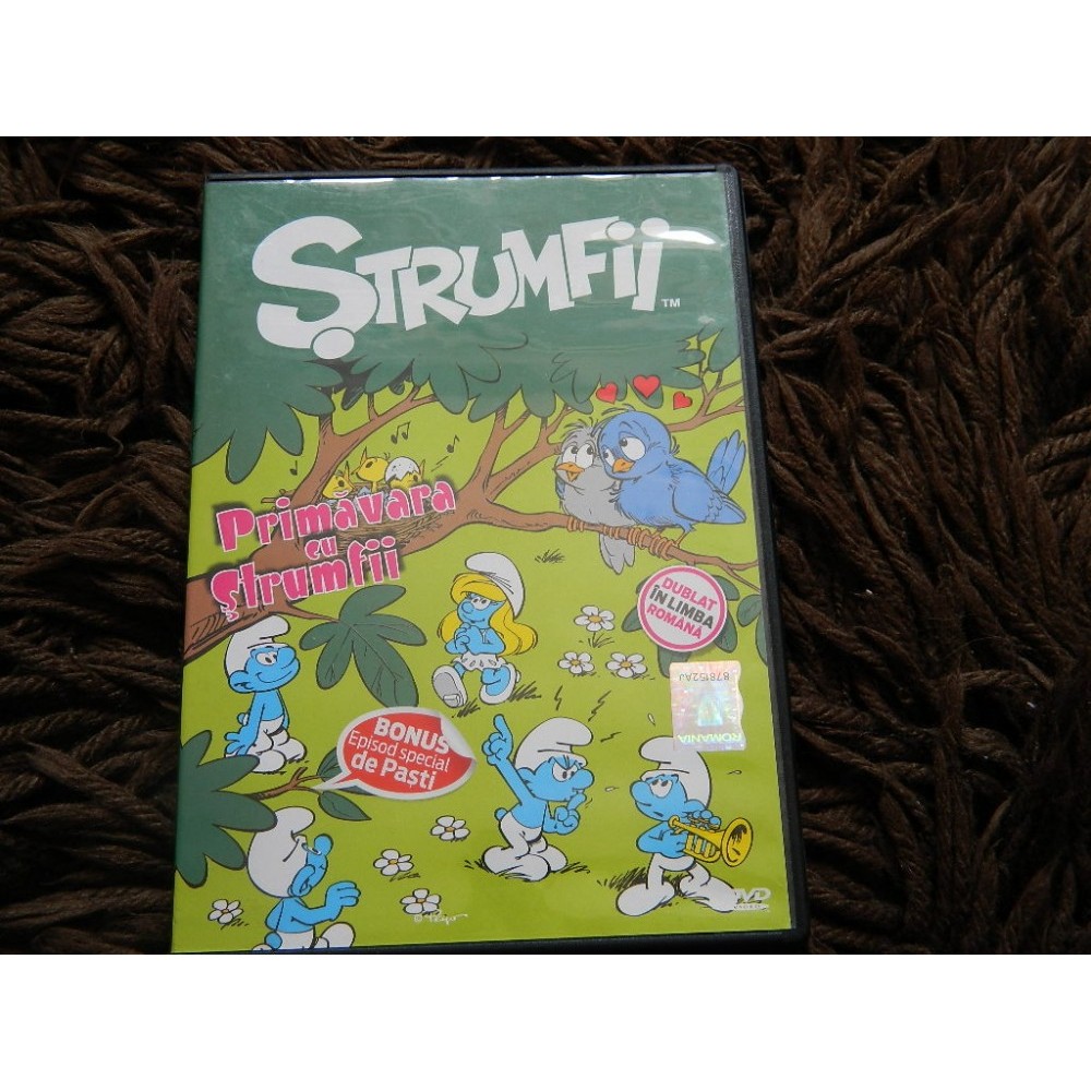 DVD desene. Strumfii, Primavara cu strumfi, dublat in romana, bonus de ...