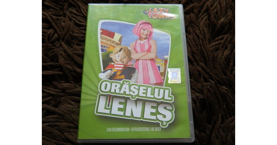 DVD desene. Oraselul lenes, Lazy Town. Dublat rom, 2 episoade, sezonul ...