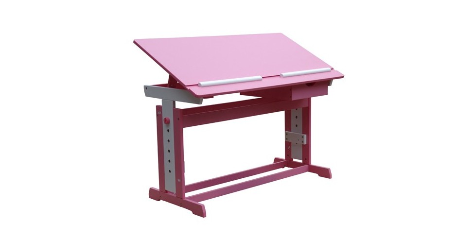 Birou elevi roz cu alb (fetite) | Okazii.ro