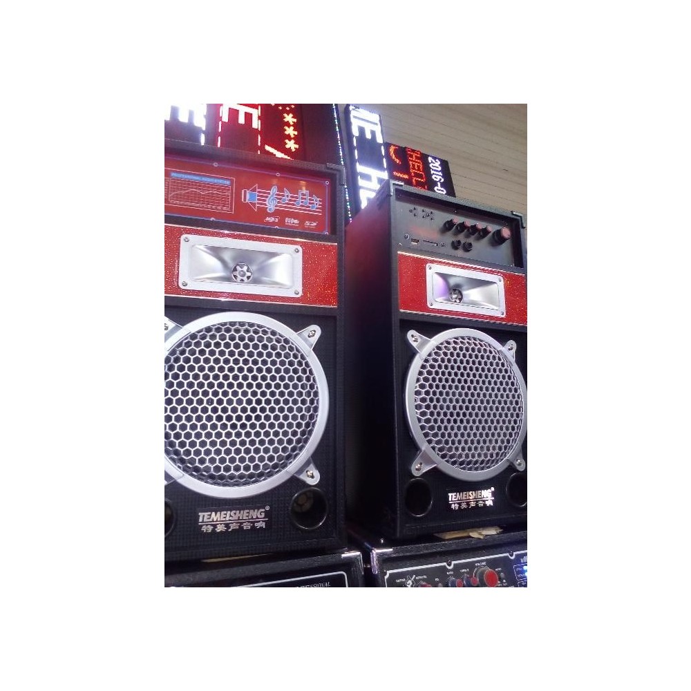 Boxe mari 100 wati active cu bluetooth statie incorporata, intrare ...