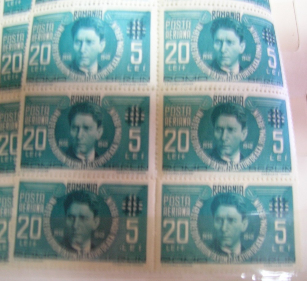 Timbru "Codreanu (posta aeriana)" - 1940, LP142II, Romania (sau bloc de ...