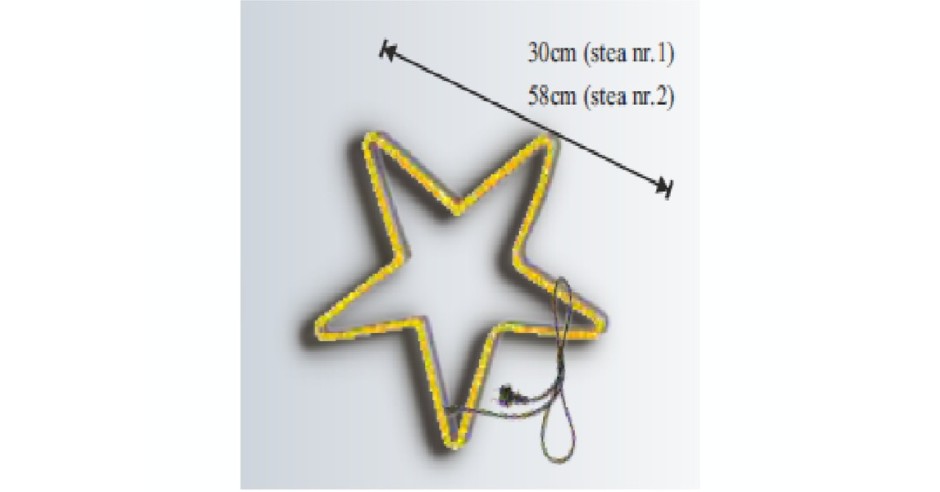 STEA GALBENA CU PROGRAMATOR 58cm IP44 230V | arhiva Okazii.ro
