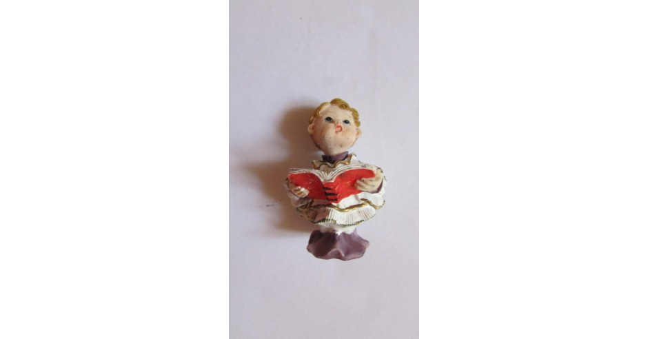 2-BIBELOU-BAIETEL-dimensiuni mici-ceramica pictata | arhiva Okazii.ro