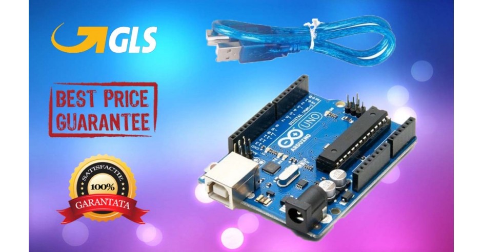 Placa dezvoltare Arduino UNO R3 Atmega328P + Cablu USB | FACTURA ...