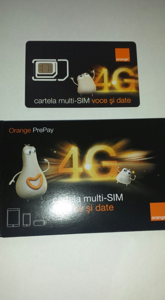 Cartela Orange PrePay multi-Sim 4G | arhiva Okazii.ro