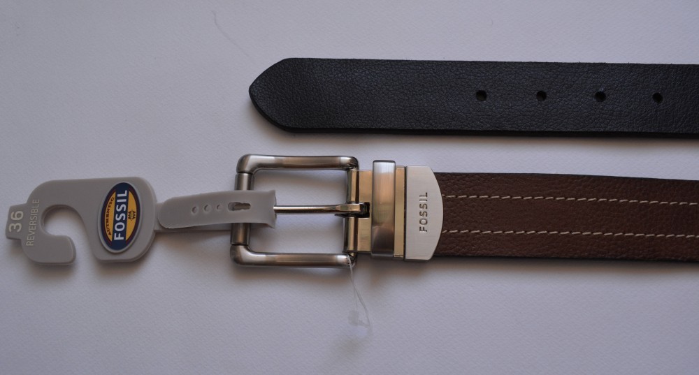 Curea Fossil barbati Piele, Reversibila, Originala | arhiva Okazii.ro
