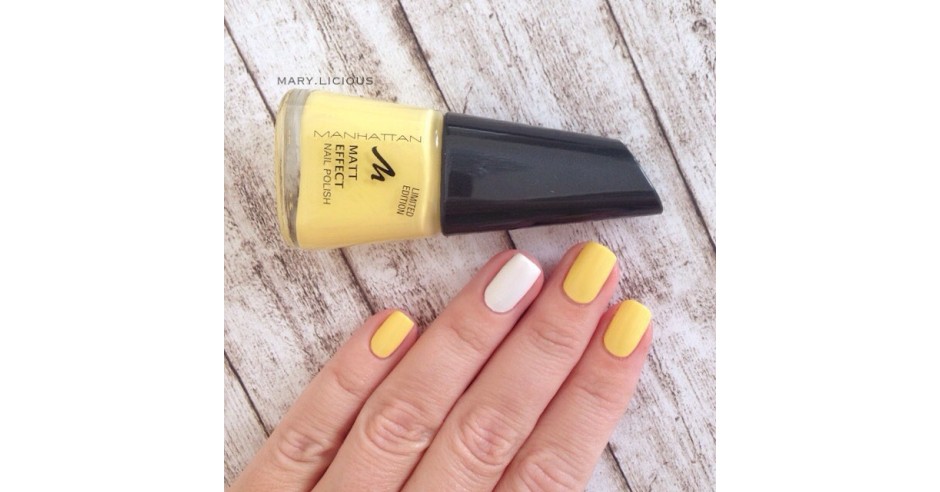 OJA MATA GALBEN PASTEL MANHATTAN MATT EFECT NAIL POLISH | arhiva Okazii.ro