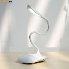 Veioza IKEA / Lampa birou M1 flexibila USB cu LED, senzor baterie LI ...