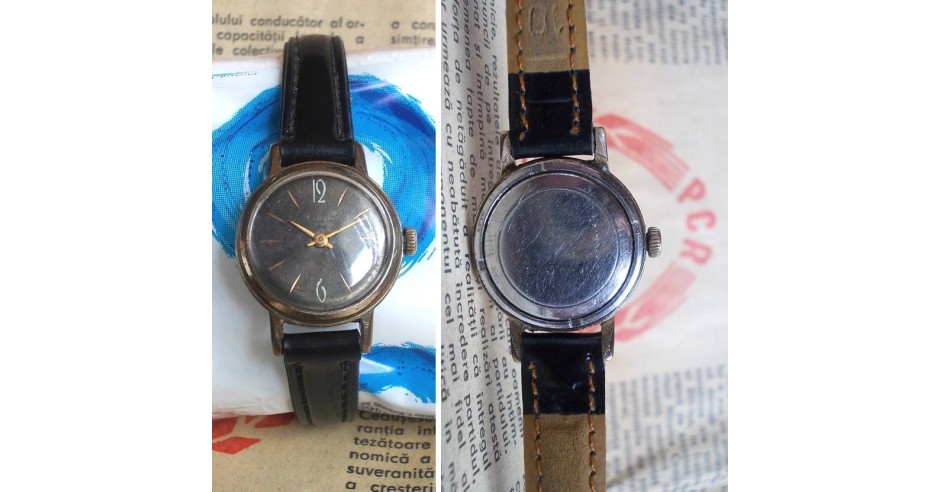 Ceas mecanic rusesc Slava, cal. 1601, 17 jewels, anii 80 | arhiva Okazii.ro