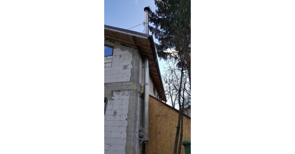 Cos de fum inox centrala termica pe lemn | arhiva Okazii.ro