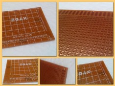 Cablaj, placa test PCB, circuit cablaje electronice textolit 7x9 cm ...