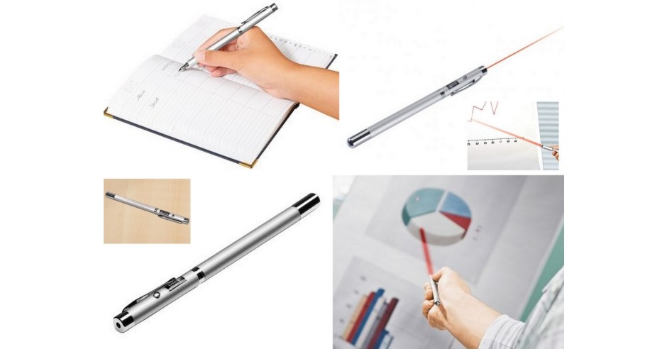 PIX CU INDICATOR TELESCOPIC SI LASER POINTER, ARATATOR LA HARTA (3 IN 1 ...