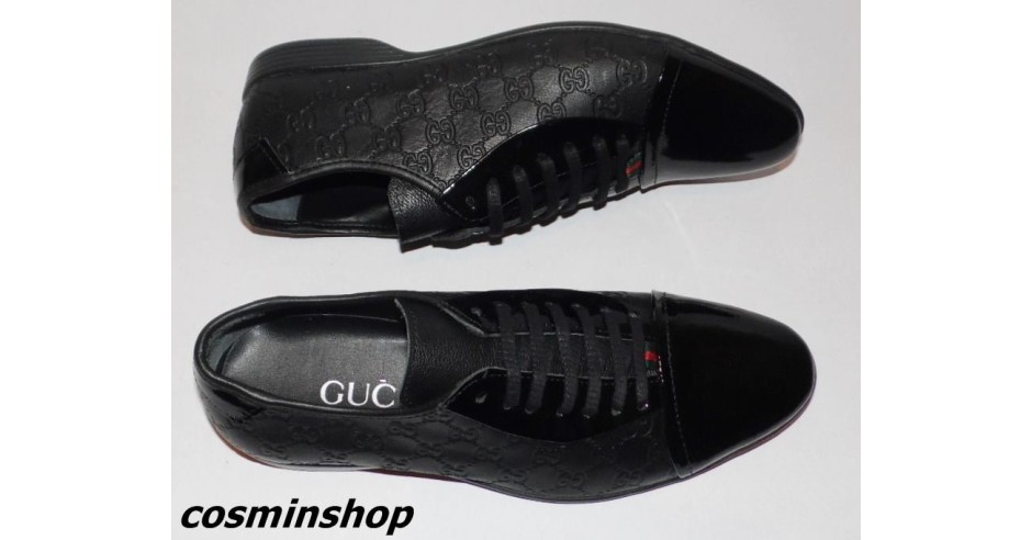 Pantofi GUCCI 100% Piele Lacuita si Piele Naturala - Model NOU ...