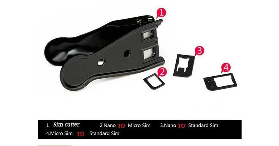 Cleste dublu taiat cartela sim / micro sim / nano sim, Dual sim Cutter ...