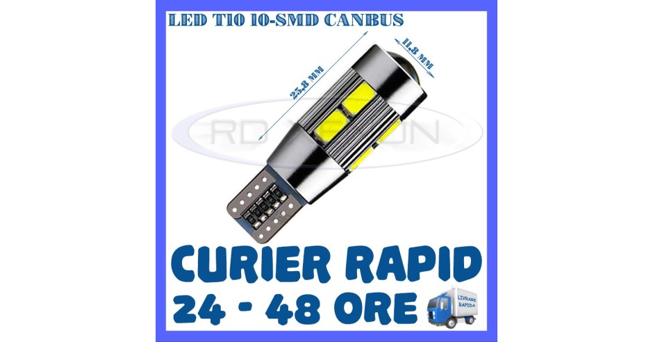 BEC AUTO LED LEDURI POZITIE T10 W5W - 10 SMD 5730 CANBUS FARA EROARE ... BEC AUTO LED LEDURI POZITIE T10 W5W - 10 SMD 5730 CANBUS FARA EROARE ...