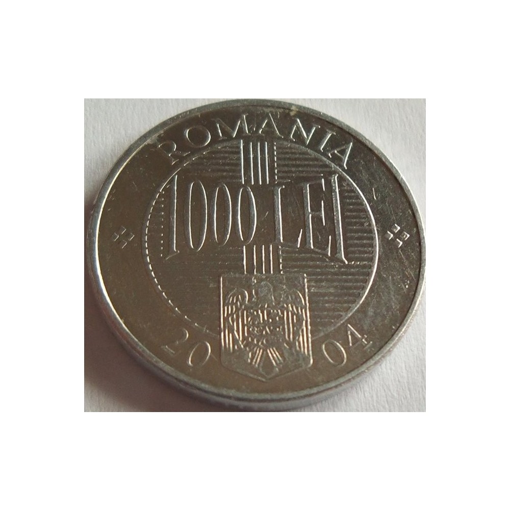Moneda 1000 Lei - ROMANIA, anul 2004 *cod 1000, Aluminiu | Okazii.ro