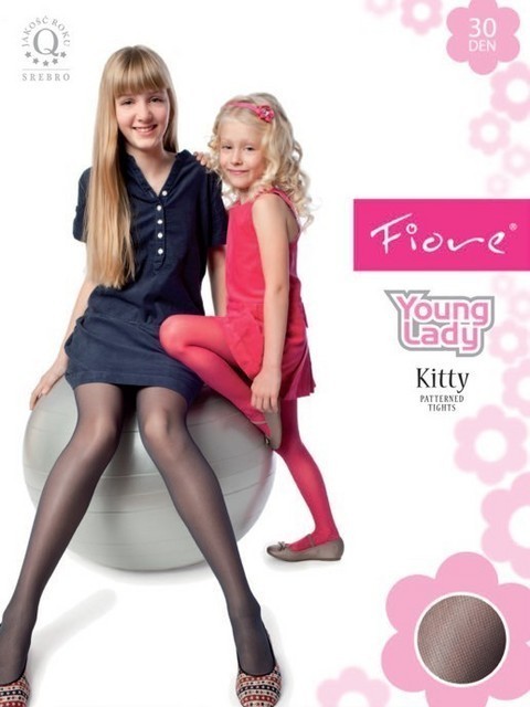 Ciorapi copii lycra Kitty - Fiore (Culoare: lavanda, Marime ciorapi: 1 ...