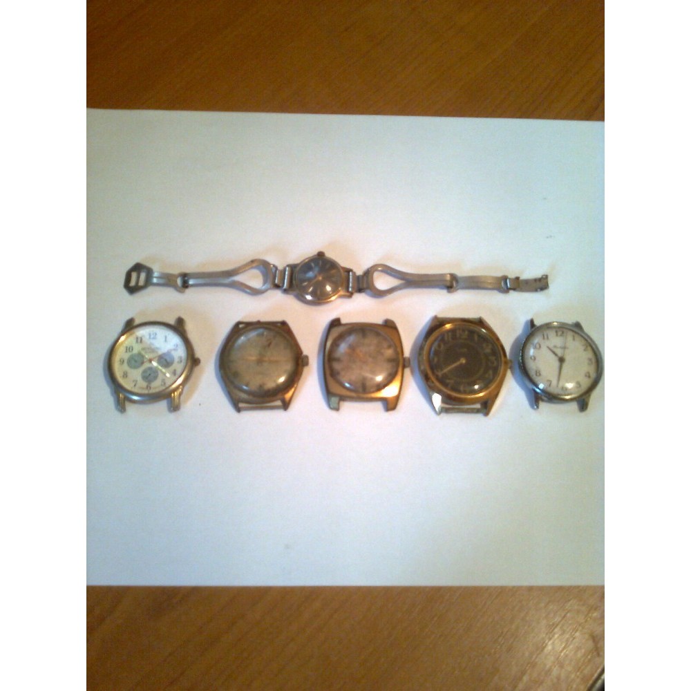 COLECTIE 6 CEASURI ( CEAS) VECHI - DEFECTE ~ PENTRU COLECTIONARI ...