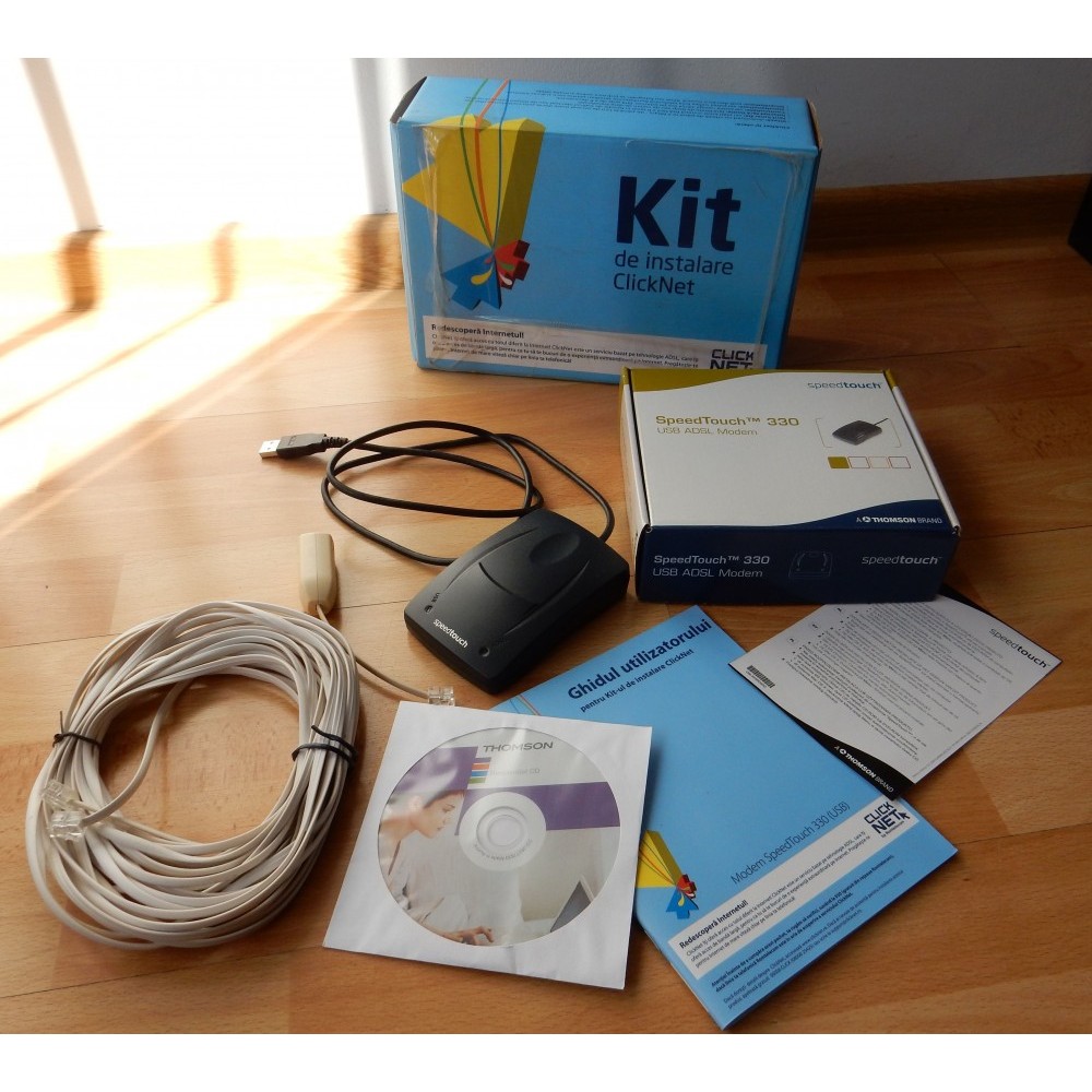 Modem Thomson SpeedTouch 330 USB ADSL compatibil ClickNet | Okazii.ro