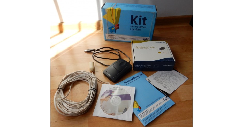 Modem Thomson SpeedTouch 330 USB ADSL compatibil ClickNet | arhiva ...