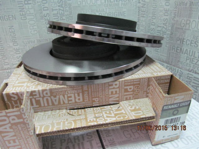 Set discuri frana Dacia Logan VAN MCV Originale 7701207795 | arhiva ...