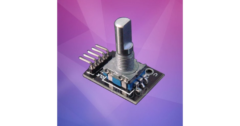 potentiometru encoder rotativ cu buton ky-040 Keyes arduino avr stm pic ...