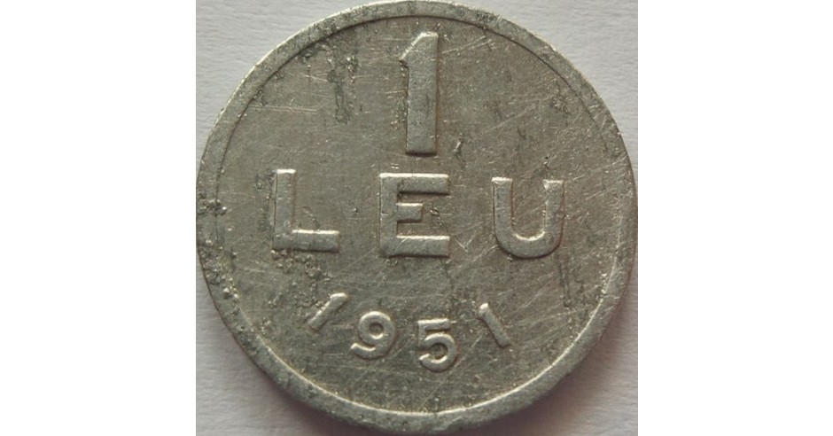 Moneda 1 Leu - RP Romana, anul 1951 *cod 2020 | arhiva Okazii.ro