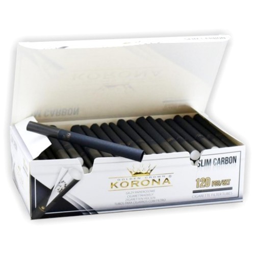 Tuburi tigari korona SLIM 120 TUBURI NEGRE FILTRU CARBON ACTIV | arhiva ...
