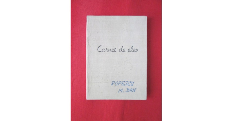 Carnet de elev vechi RSR, carnet de note vechi carnet note comunist ...