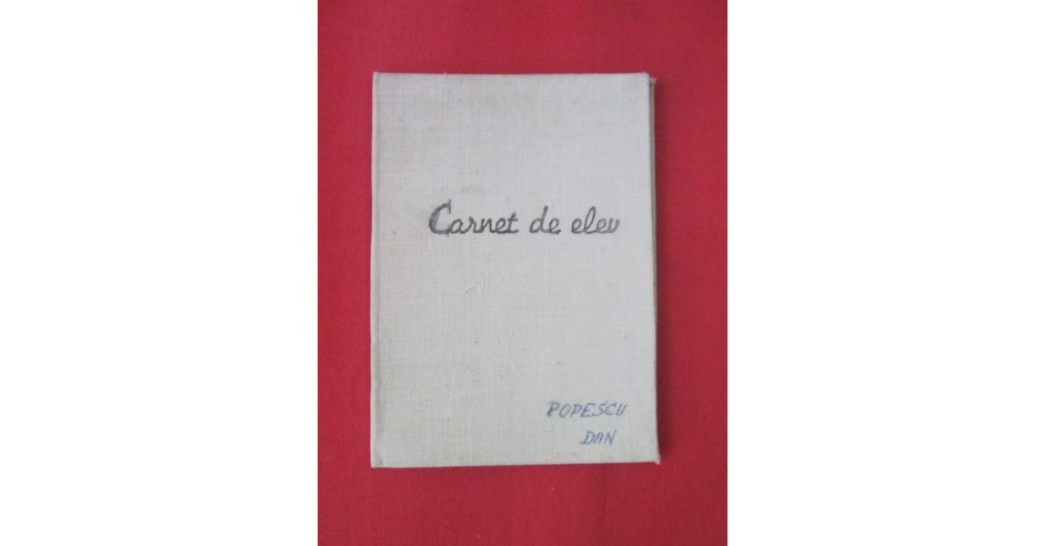 Carnet de elev vechi RSR, carnet de note vechi carnet note comunist ...