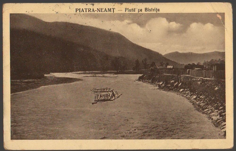 CPI (B7685) CARTE POSTALA - PIATRA NEAMT. PLUTA PE BISTRITA | arhiva Okazii.ro