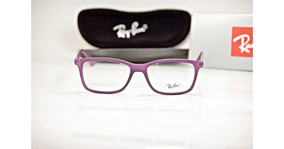 Rama de ochelari de vedere Ray Ban RB 7047 5486 violet transparent mat ...