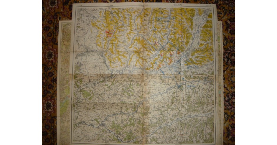 Harta Transilvaniei - Tg. Mures, Turda, Medias, Blaj | Okazii.ro