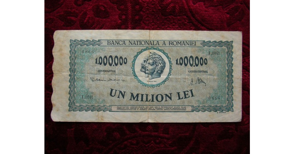 BANCNOTA 1000000 LEI 1947 2 BUC. ; 1000 LEI 1941 | arhiva Okazii.ro