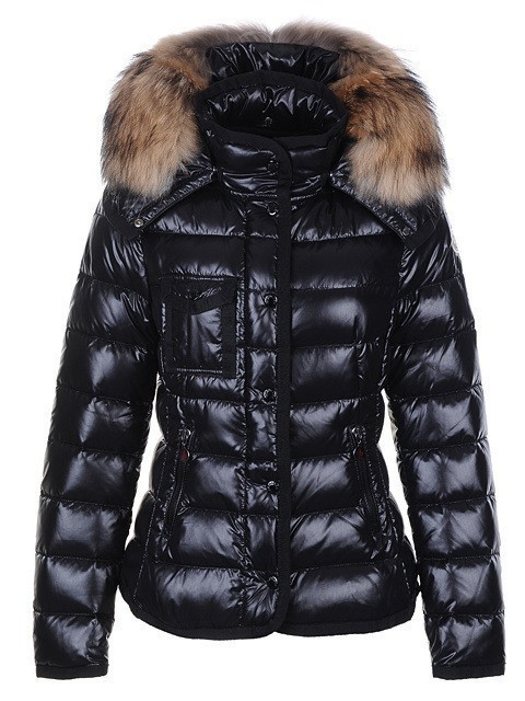 Geaca Moncler "Celsie",gluga cu blana naturala | arhiva Okazii.ro