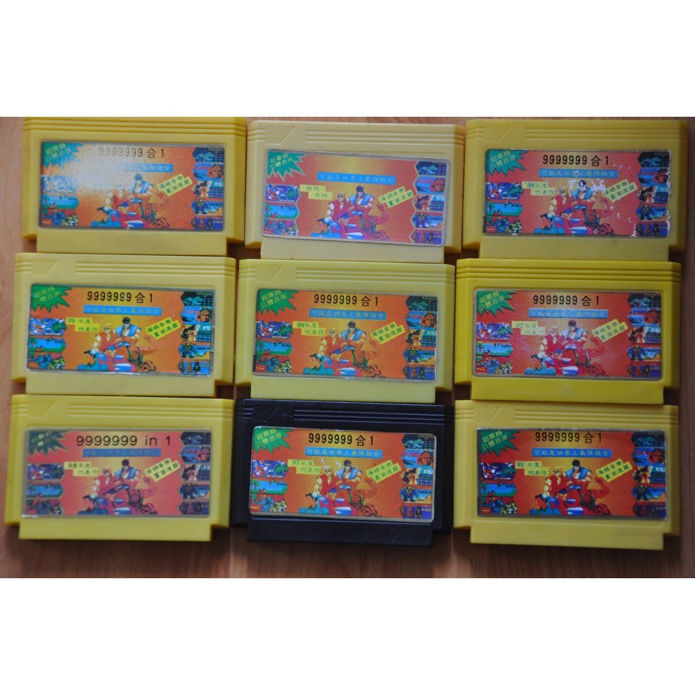 Celebrele casete terminator 9999999 in 1. Casete joc pe televizor ...