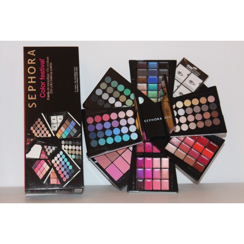 Trusa machiaj Multifunctionala Sephora Color Festival 130 culori ...