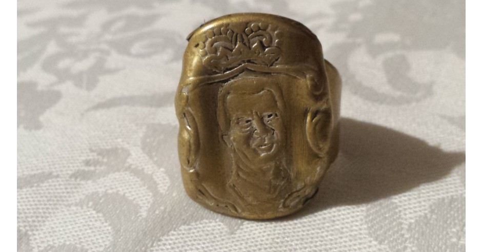 Rar Inel Bulibasa de Tigani 1873 inseriat 585 executat manual Masiv de ...