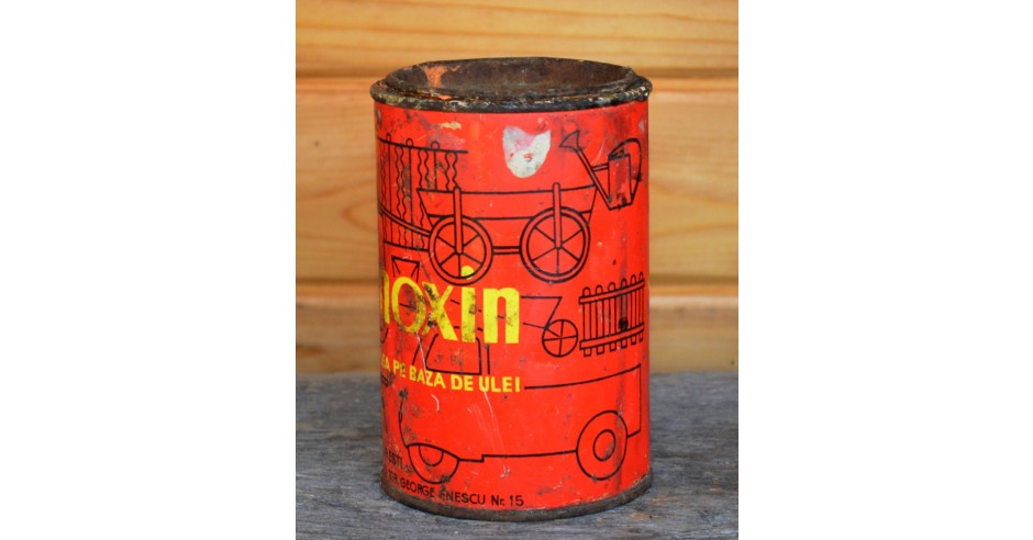 Cutie veche de colectie vopsea pe baza de ulei LINOXIN -1000gr. - anii ...