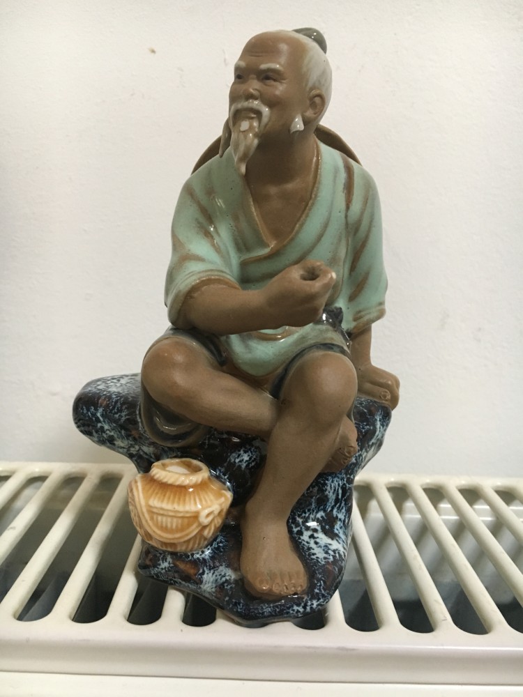 BIBELOU PESCAR CHINEZ INALTIME 15 CM | arhiva Okazii.ro