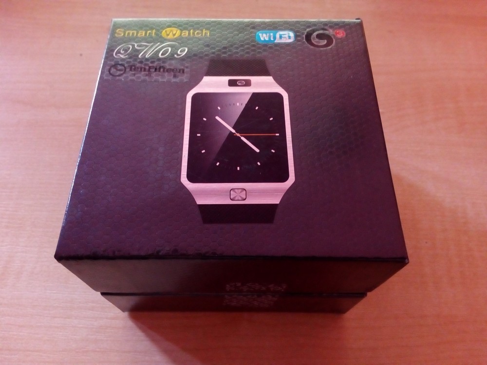 Smartwatch QW09 SIM GSM 3G,Android 4.4, Auriu,Dual-Core,Wi-fi, 2MPX ...