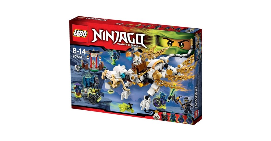 Lego Ninjago 70734 Master Wu Dragon Dragonul maestrului Wu Nou 575 ...