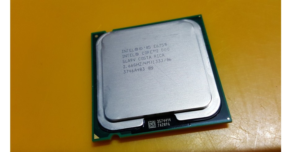 Procesor Intel Core 2 Duo E6750(4M Cache, 2.66 GHz, 1333 MHz FSB)socket ...