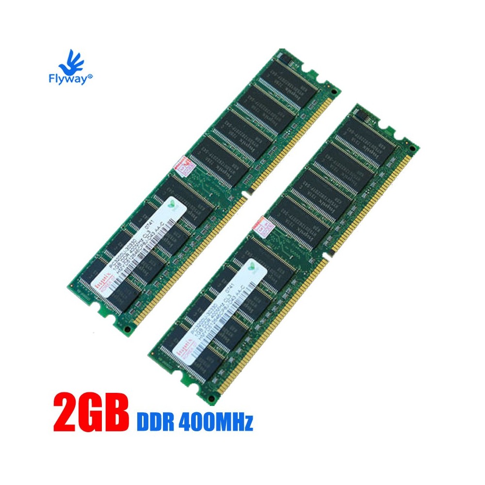 Memorie RAM DDR DDR1 2 GB Intel AMD 2x 1 GB desktop DDR-400 PC3200 ...
