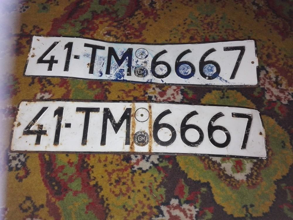 Numar de inmatriculare vechi | arhiva Okazii.ro